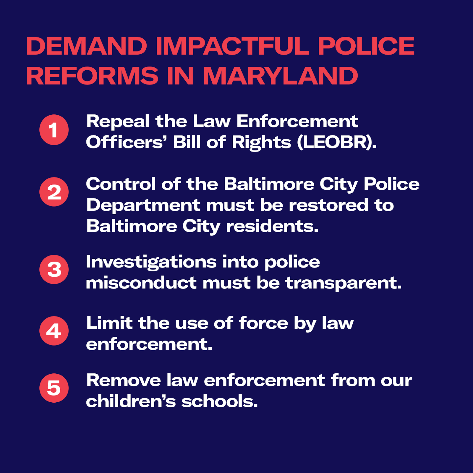 Action Alert Ask Your State Legislators To Commit To Real Police